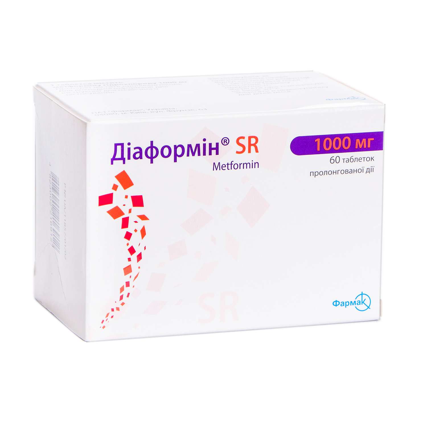 ДІАФОРМИН SR инструкция, аналоги, цена в аптеках, показания ...
