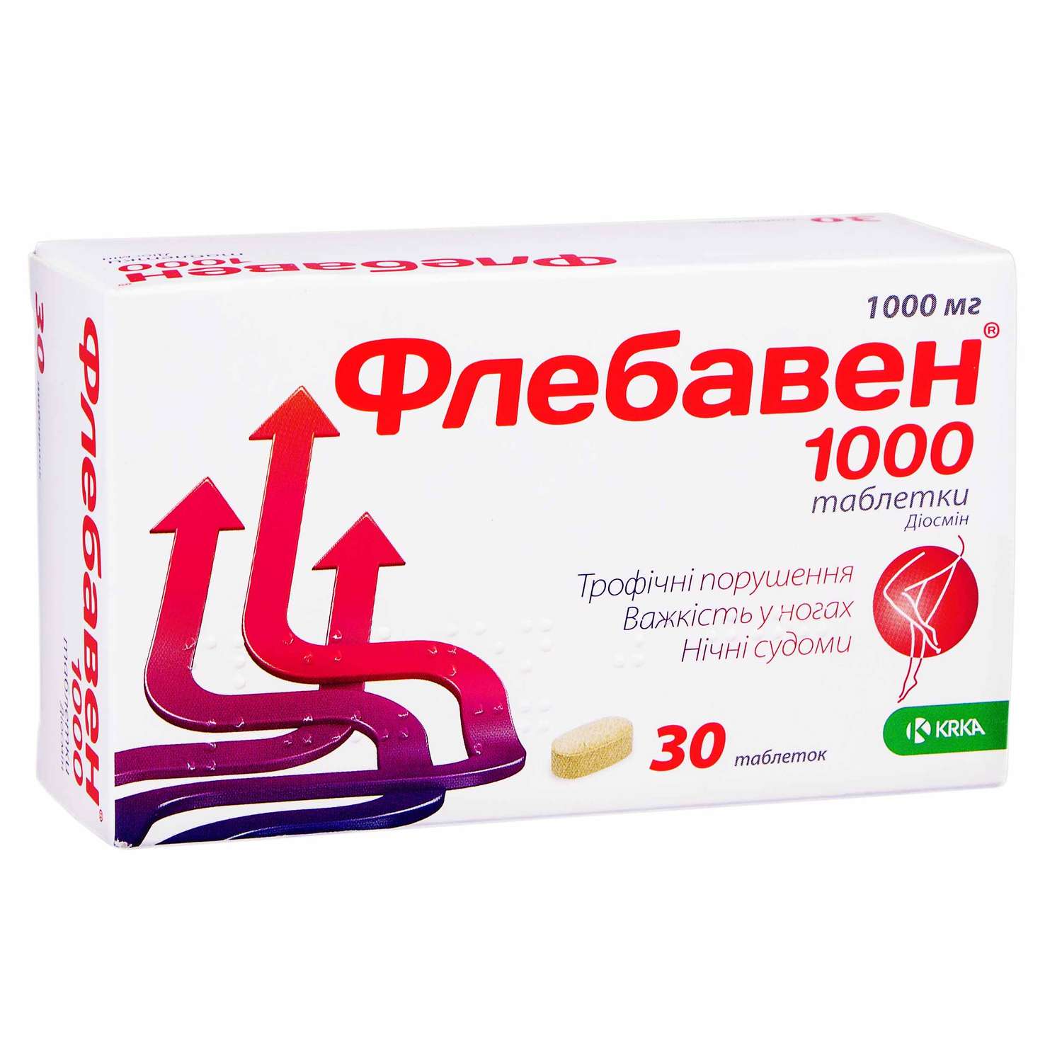 ФЛЕБАВЕН 1000 інструкція, аналоги, ціна в аптеках, показання ...